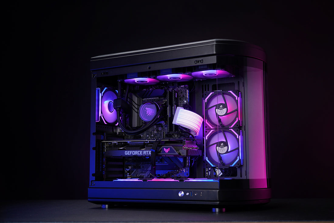 360-degree light effect psu sleeves rgb cable extension pc