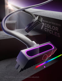 AsiaHorse Hydrus-24PIN PC PSU Extension Cable, ATX 24Pin Motherboard P ...