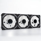 COSMIQ RGB 120mm Daisy Chain PWM Fan — 3Pack with Controller and CPU C ...
