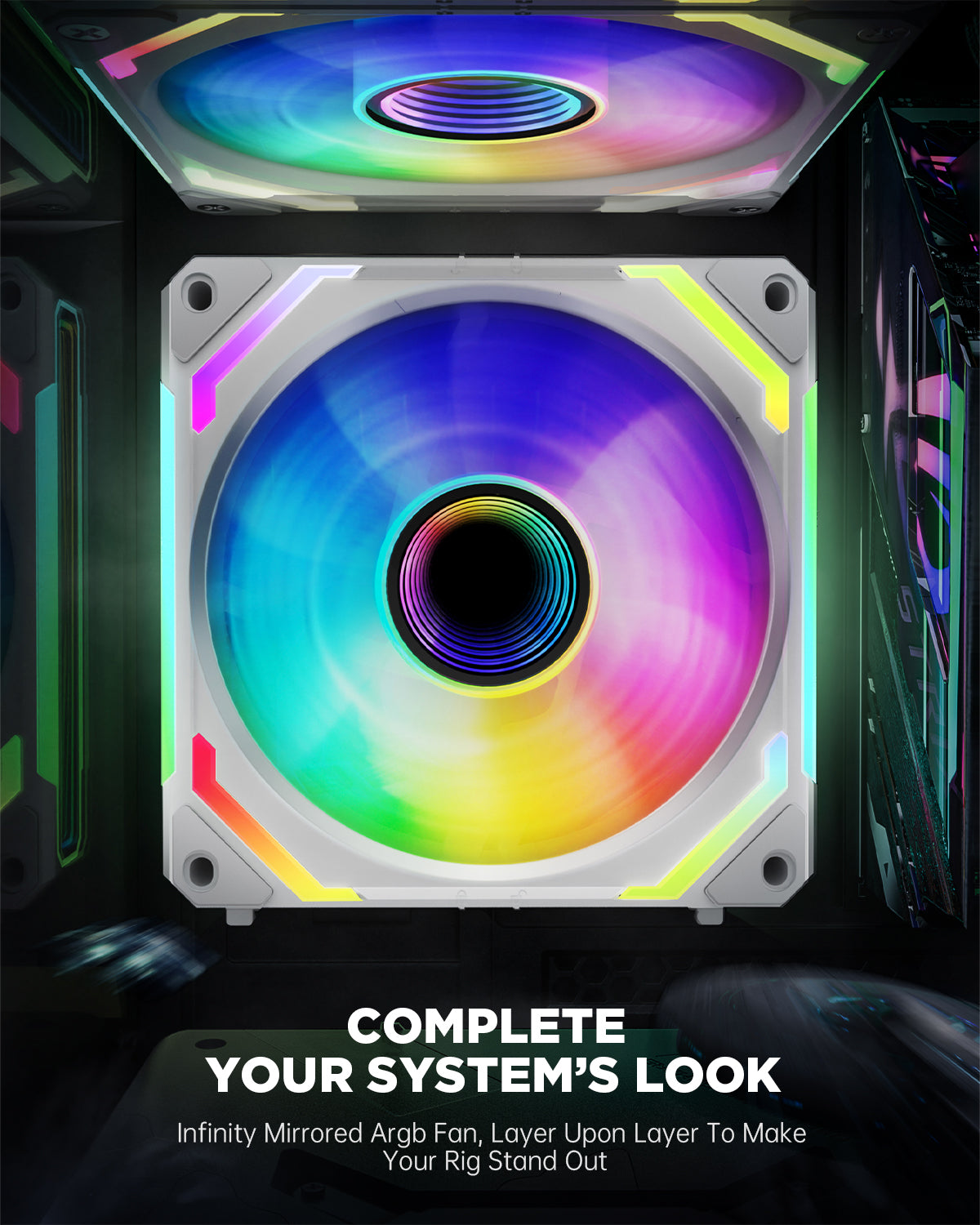 PC Case fan RGB Ventilador 120mm rgb infinite fan Computer Fan 120mm c ...