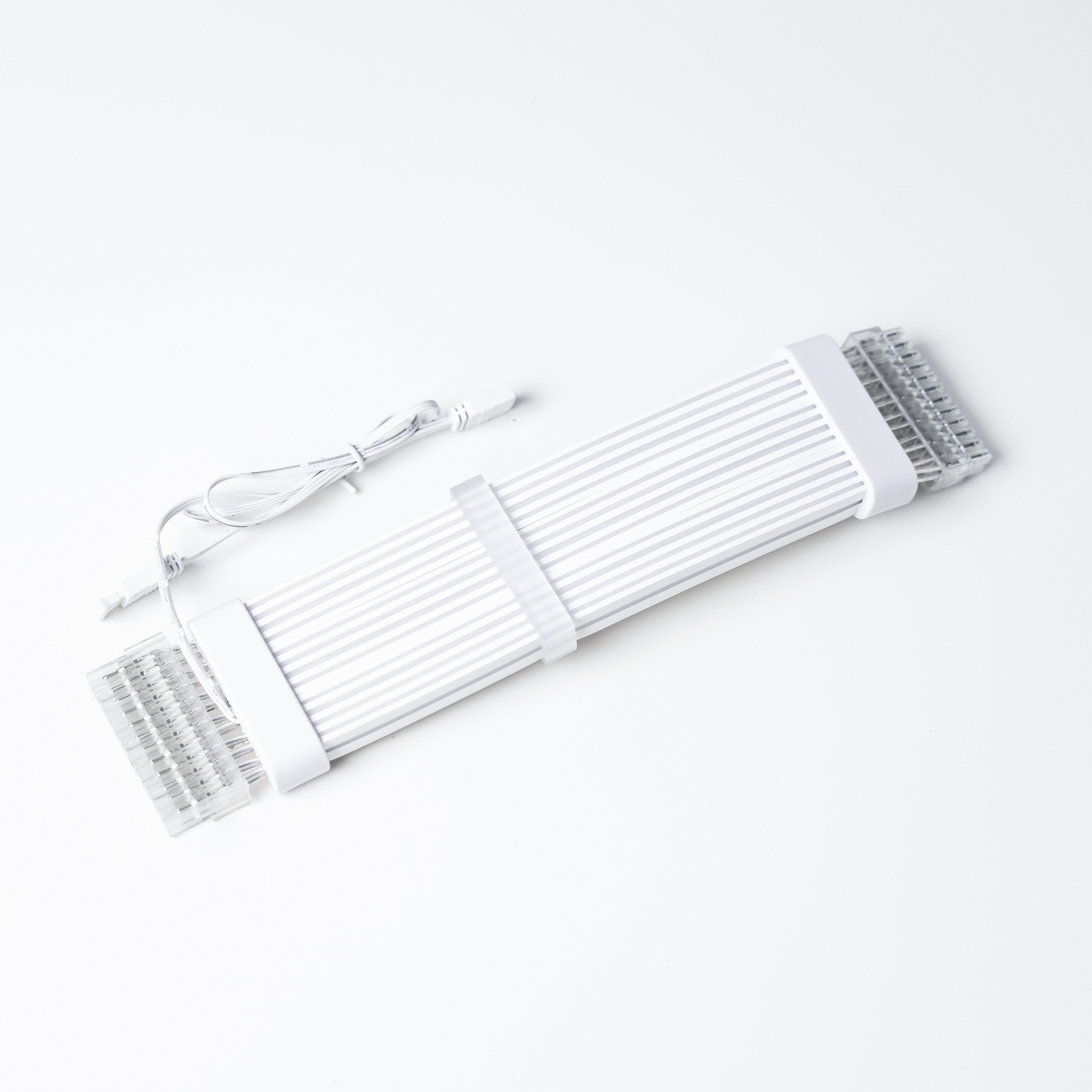 24 pin 360-degree light effect psu sleeves rgb cable extension pc