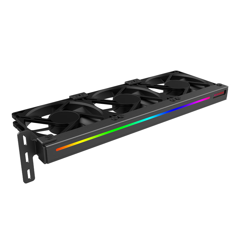 ASIAHORSE Graphic Card Cooler 3 x 92mm Fan with Led Frame,Support ASUS